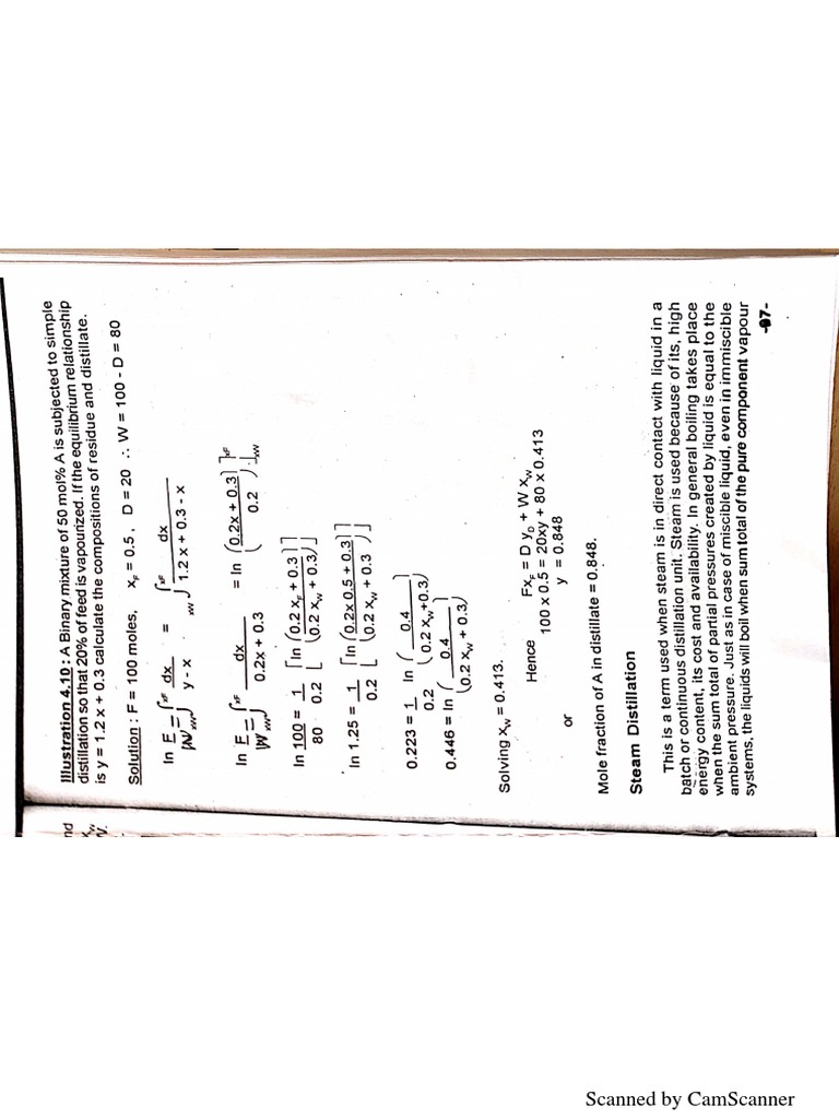 Steam Distillation | PDF
