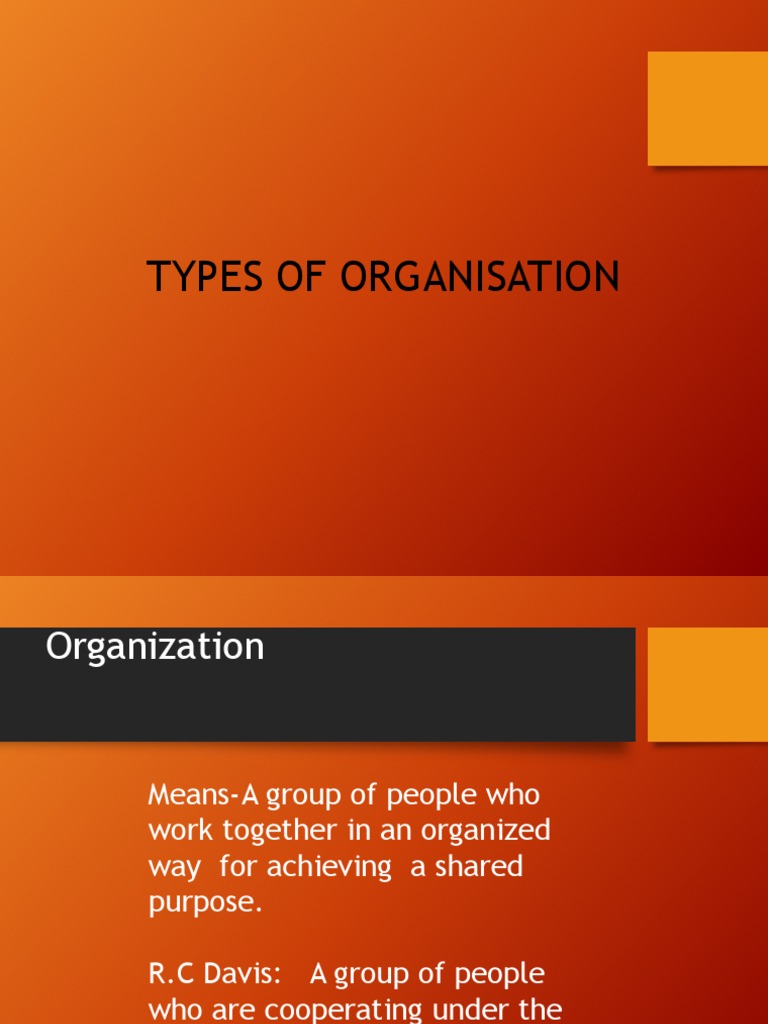 2.types of Organization | PDF | Hierarchy | Organizational Structure