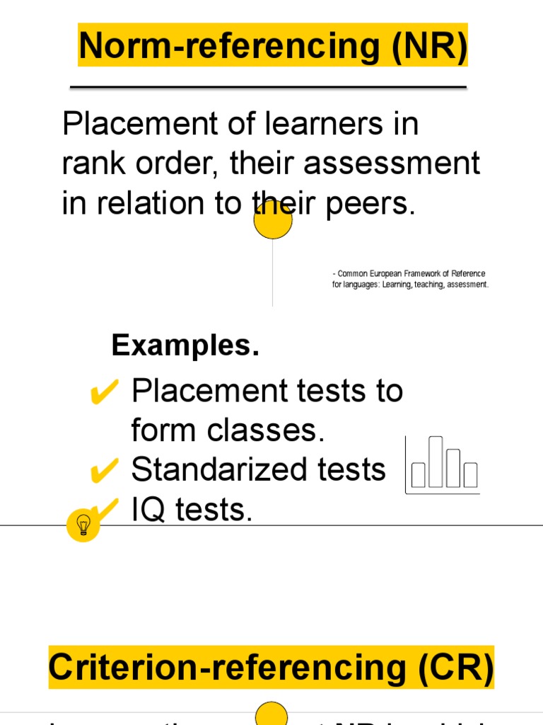 Norm-Referencing and Criterion-Referencing Assessment | PDF