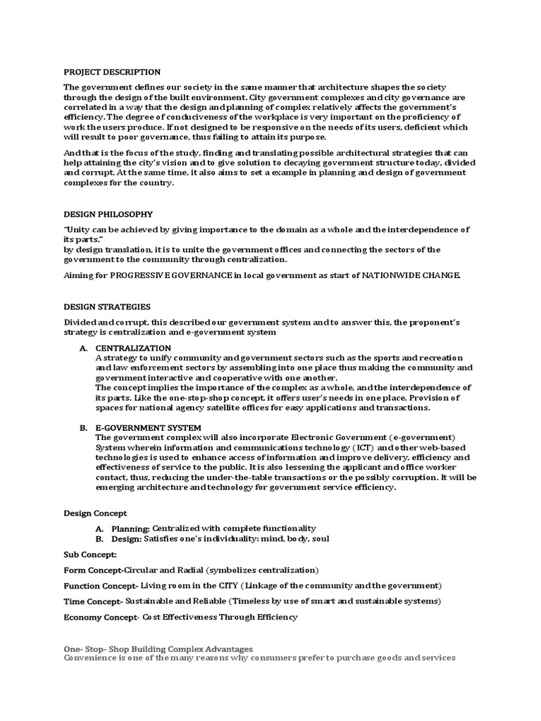 One-Stop - Shop Building Complex Advantages Convenience Is One of The ...