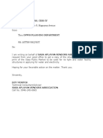 Request Letter To DPWH | PDF | Government | Philippines