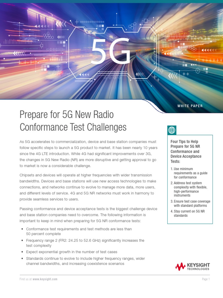 5G Deployment Options Keysight May19 | PDF | 4 G | 3 G