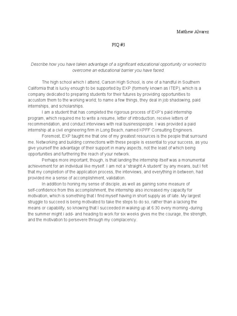 Leveraging Internship for Growth | PDF