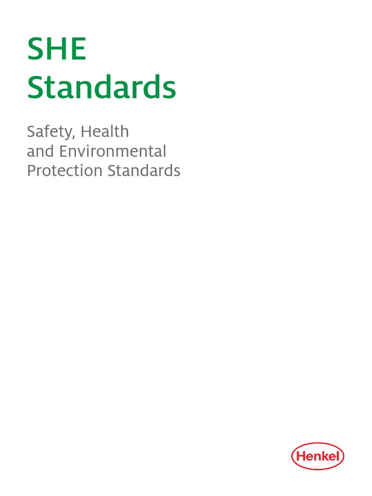 SHE Standards | PDF | Risk Management | Occupational Safety And Health