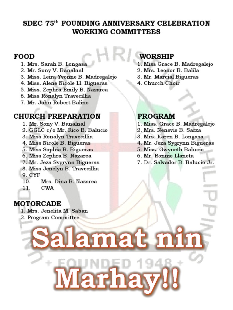 SDEC FOUNDING ANNIVERSARY Final | PDF