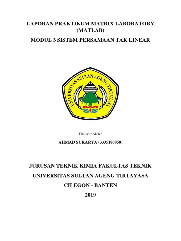 Laporan Matlab | PDF