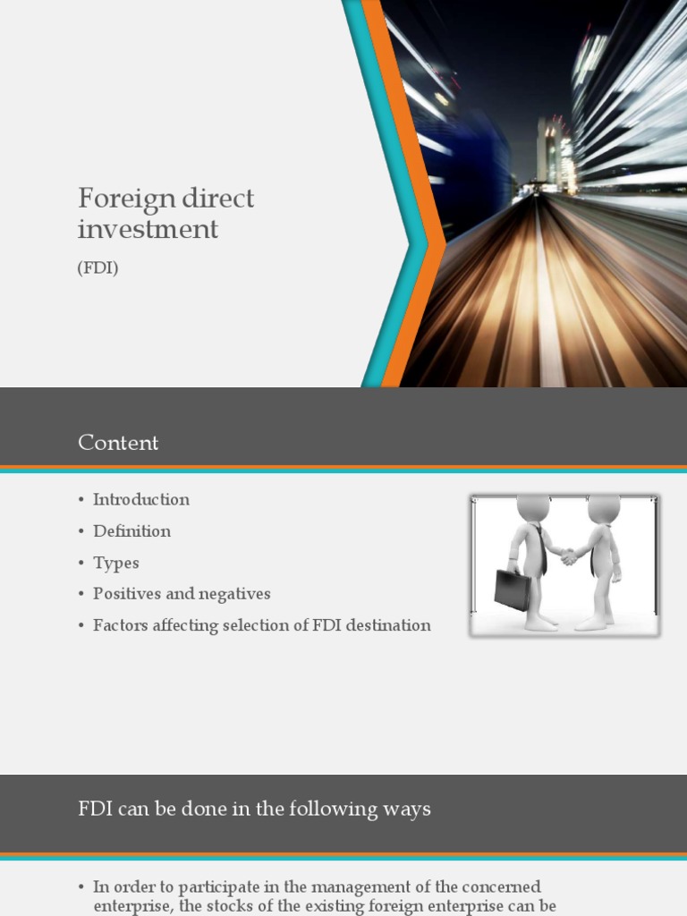 Horizontal vs Vertical FDI Explained | PDF | Foreign Direct Investment ...