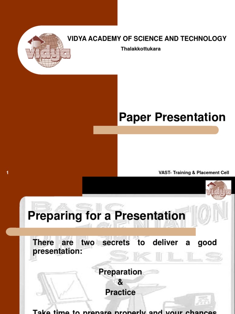 How To Make A Paper Presentation | Download Free PDF | Communication ...