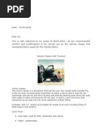 Definition - OTS - Off Tool Sample - APQP | PDF | Prototype | Annual ...