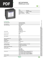 Product Data Sheet: PM5320 Meter, Ethernet, Up To 31st H, 256K 2DI/2DO ...