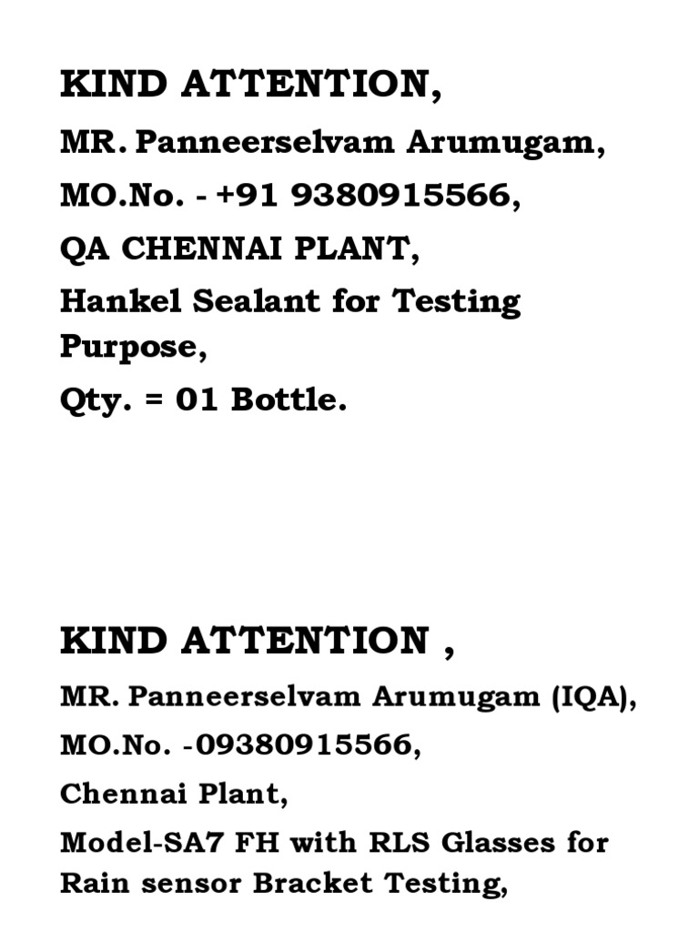Kind Attention | PDF
