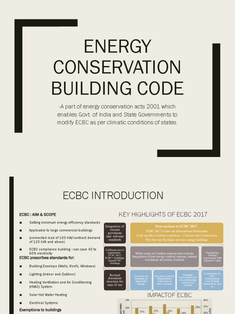 Energy Conservation Building Code | PDF | Hvac | Energy Conservation