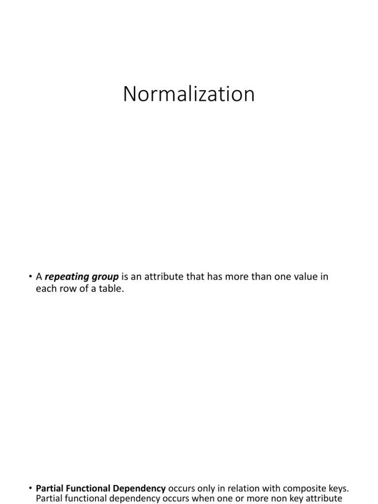 Normalization | PDF | Sql | Data Model