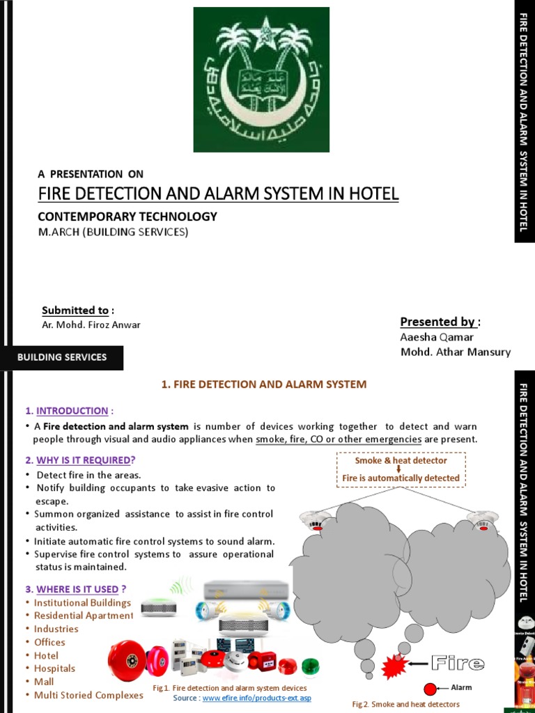 Fire Alarm System - Presentation | PDF | Fires | Kitchen