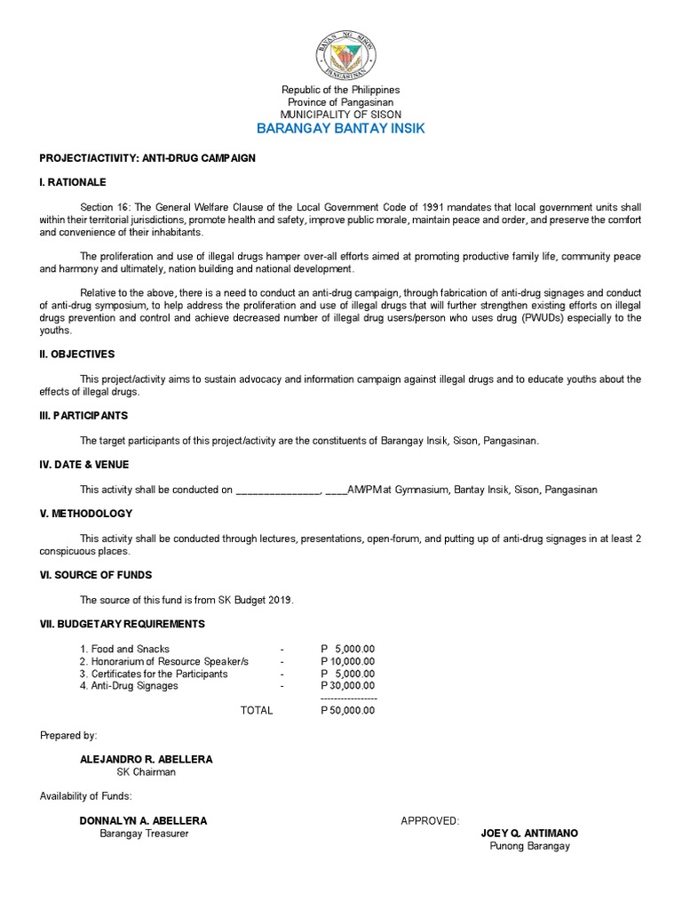 Anti Drug Campaign | PDF | Prohibition Of Drugs | Substance Abuse