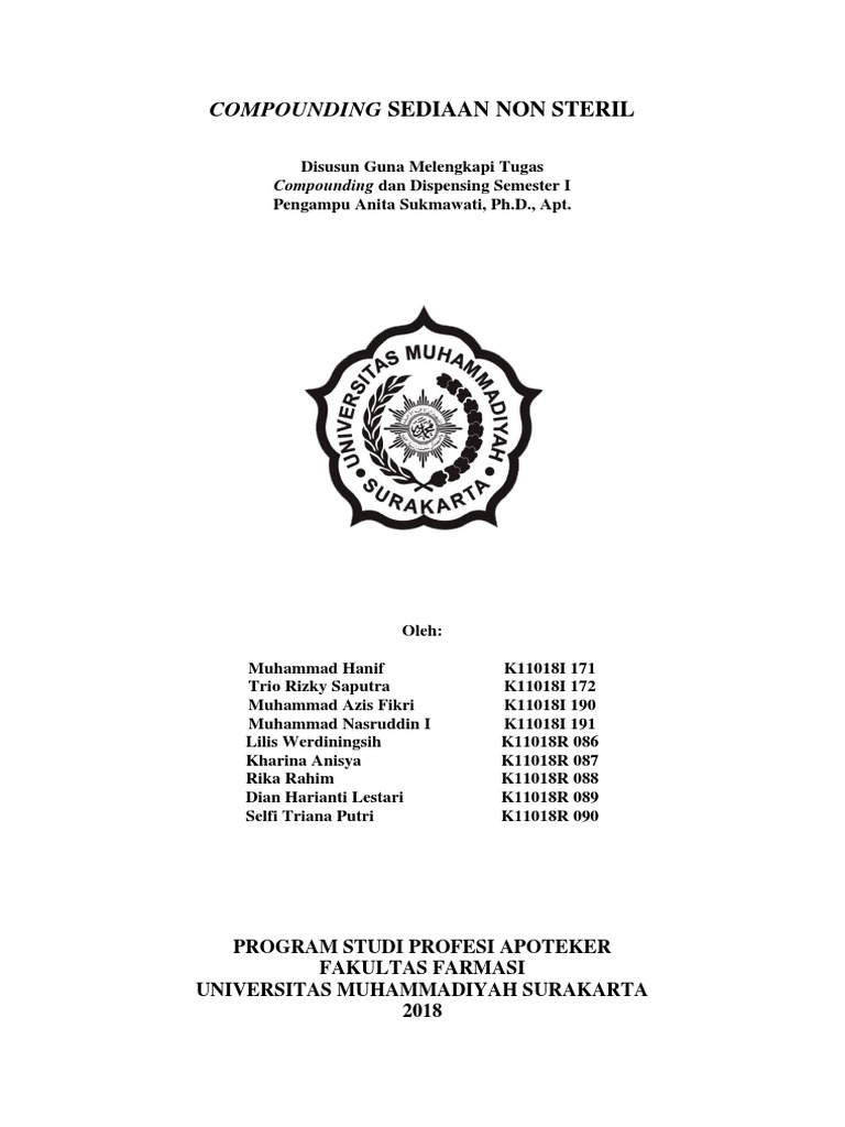 Kelompok 2 - Compounding Non Steril | PDF