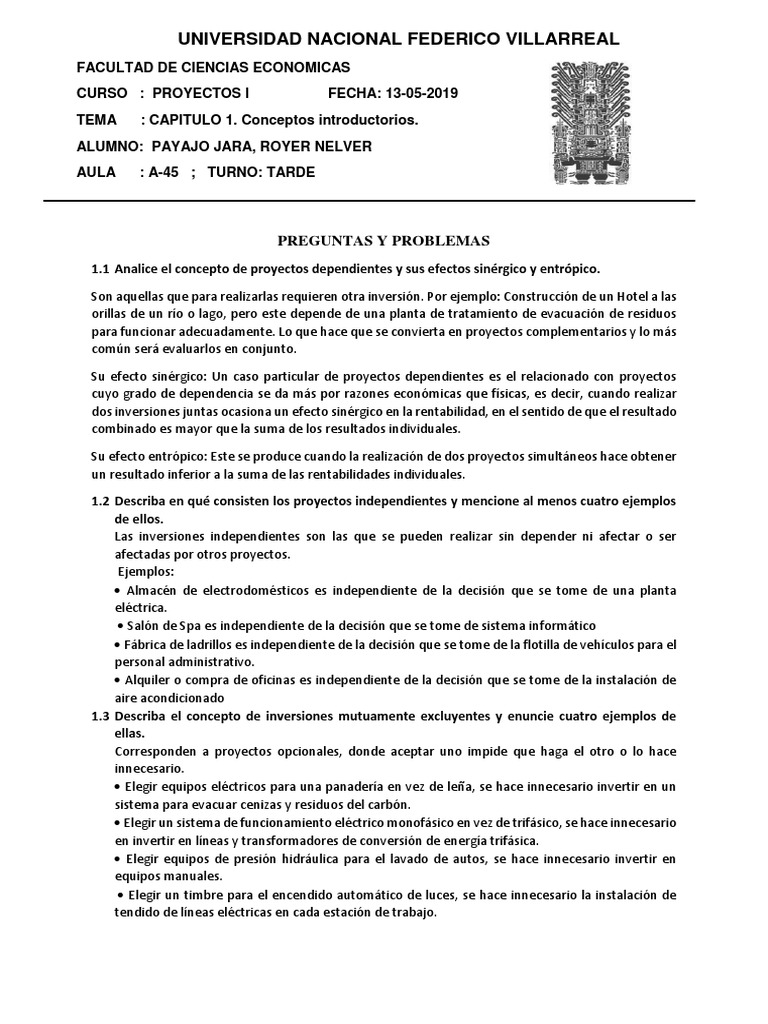 CAPITULO 1. Conceptos Introductorios. | PDF | Interés | Producto (Negocio)