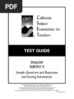 TCF Sample Paper | PDF | Test (Assessment) | Human Communication