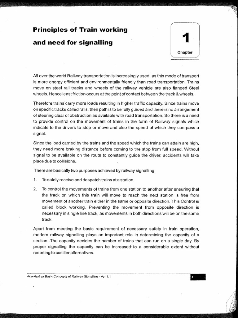 MCML Signalling Handbook | PDF | Rail Transport | Train