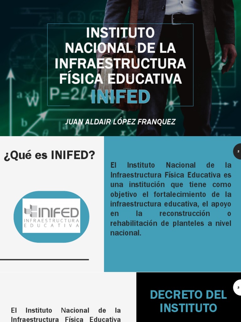 Instituto Nacional de La Infraestructura Física Educativa INIFED | PDF ...