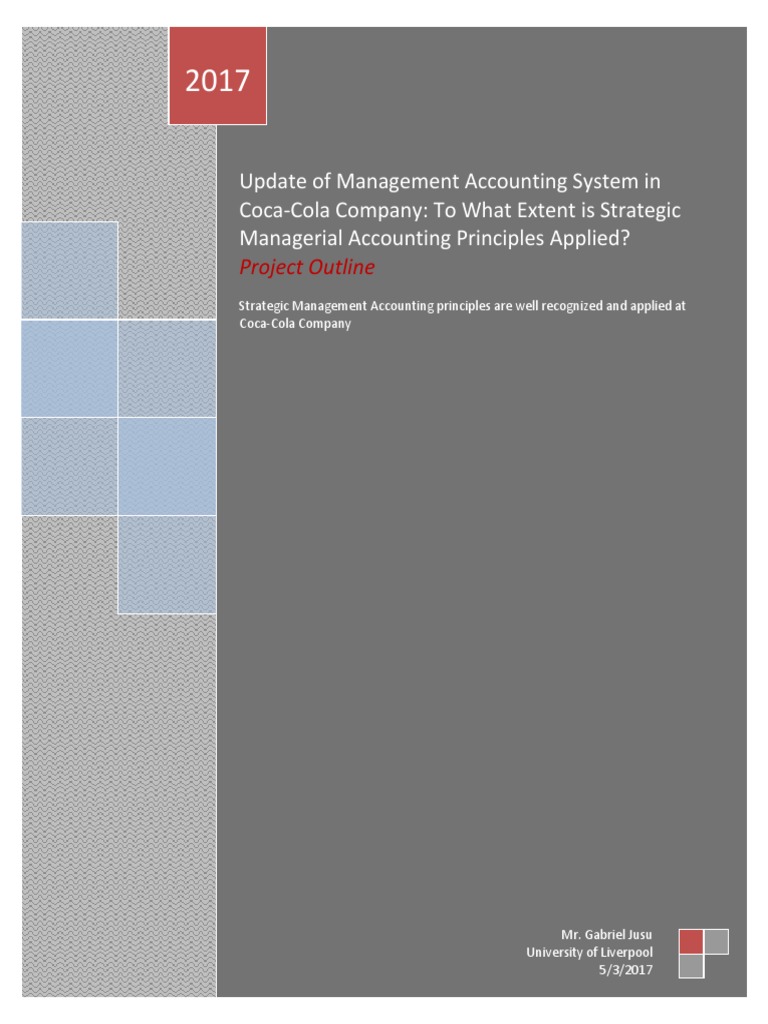 Coca-Cola's Strategic Management Accounting | PDF | The Coca Cola ...