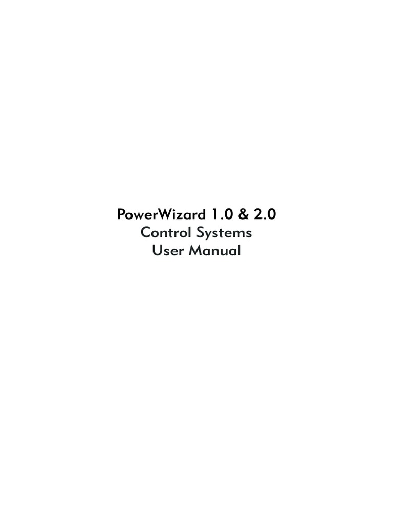 Powerwizard 10 | PDF | Menu (Computing) | Relay