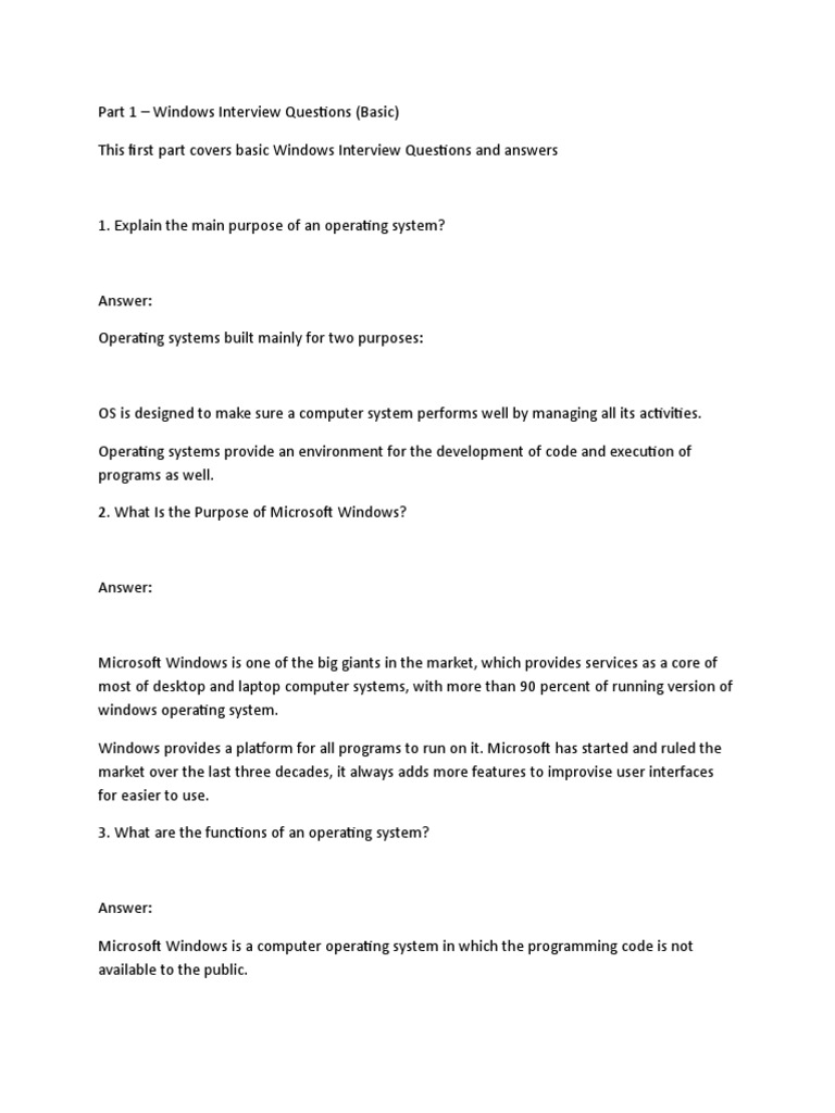 Windows Admin Questions | PDF | Active Directory | Domain Name System