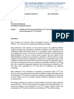 Letter of Readmission - SAMPLE | PDF | Career & Growth
