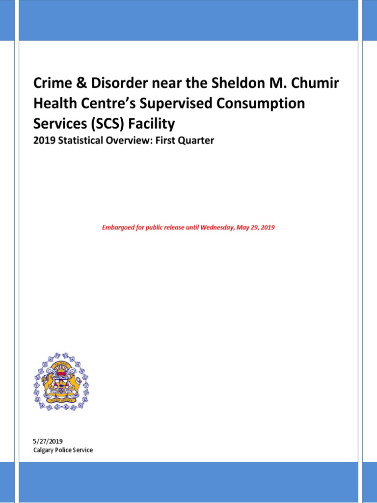 Crime Disorder Near The Sheldon M. Chumir Health Centres Supervised ...