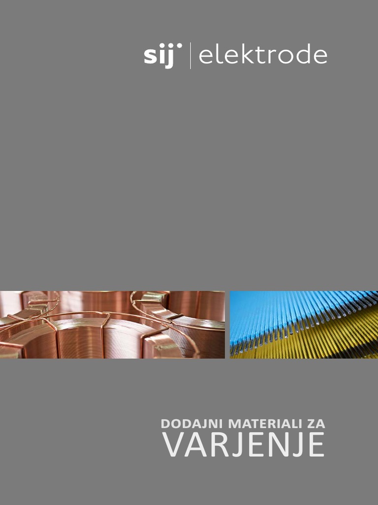 Elektrode Dodajni Materiali Za Varjenje | PDF