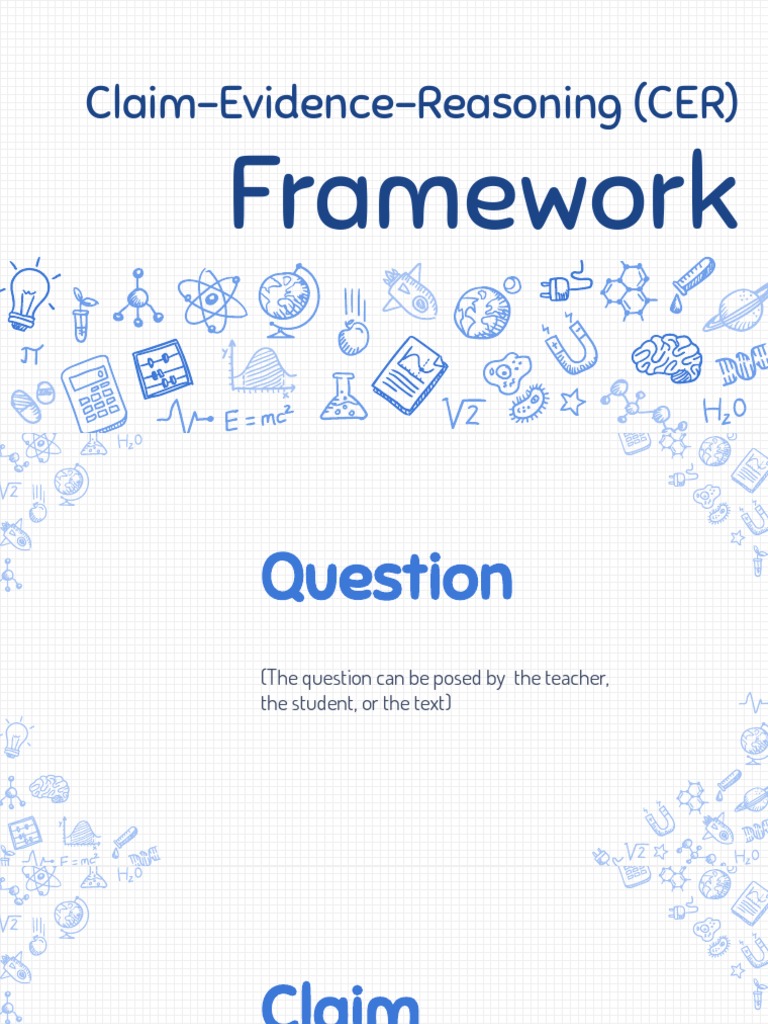 Claim-Evidence-Reasoning Framework Guide | PDF | Career & Growth