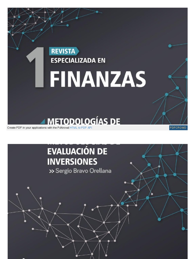 Metodologia de Evaluacion de Inversiones | PDF | Written Communication | Cyberspace