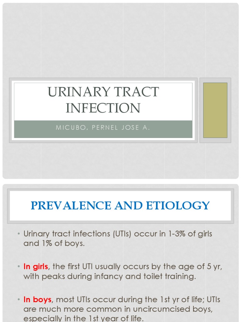 UTI - Internship Presentation | PDF | Urinary Tract Infection | Urology