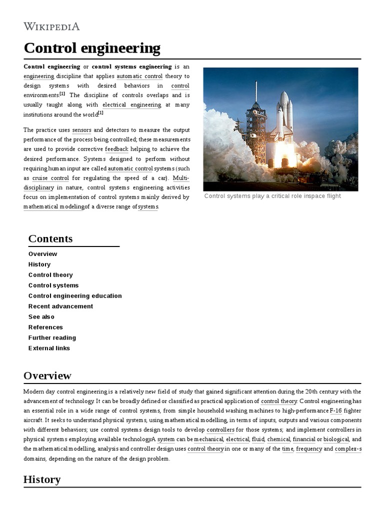 Control Engineering | PDF | Control Engineering | Control Theory
