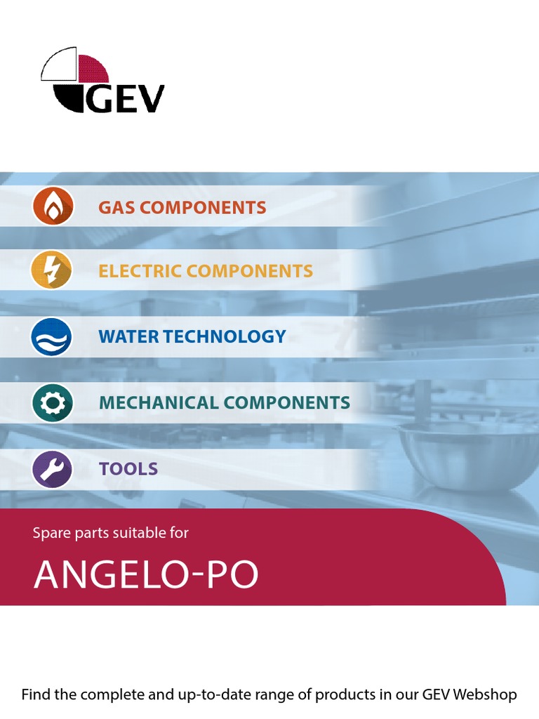 Angelo Po Spare Parts Overview | PDF | Home Appliance | Pipe (Fluid ...