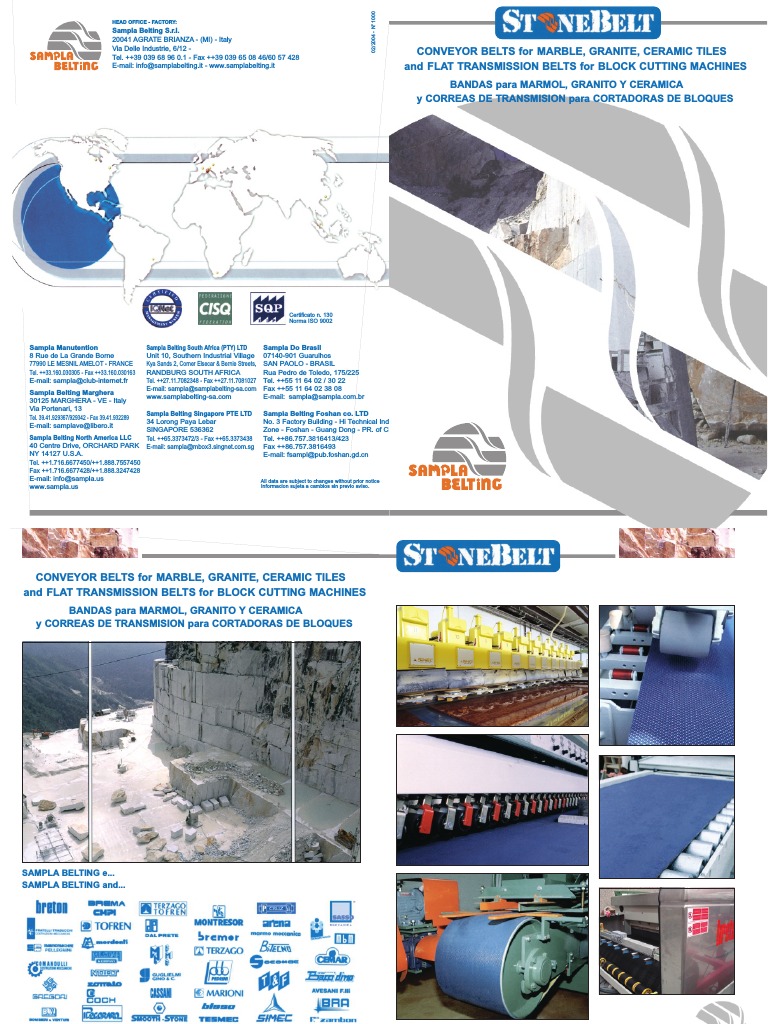 SAMPLA BELTING: A Leader in Conveyor Belt Solutions for the Marble ...