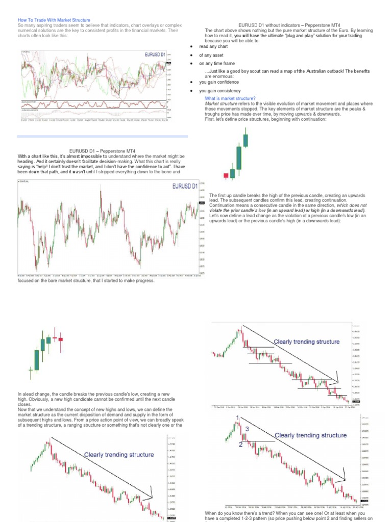 How To Trade With Market Structure | PDF | Market Trend | Financial Markets