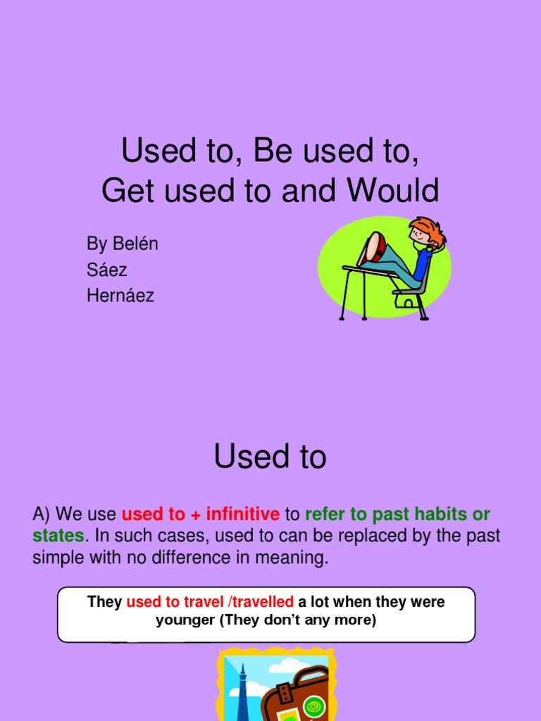 Used To Be Used To Get Used To | PDF