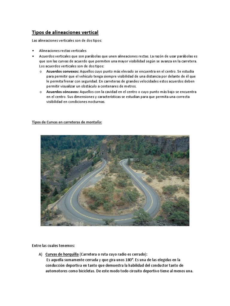 Tipo de Curvas | PDF | Curva | Geometría