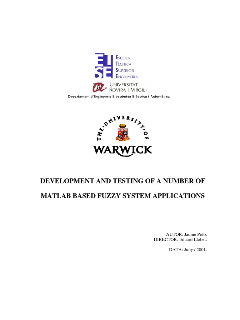 MATLAB Fuzzy Logic Applications Guide | PDF | Fuzzy Logic | Cybernetics