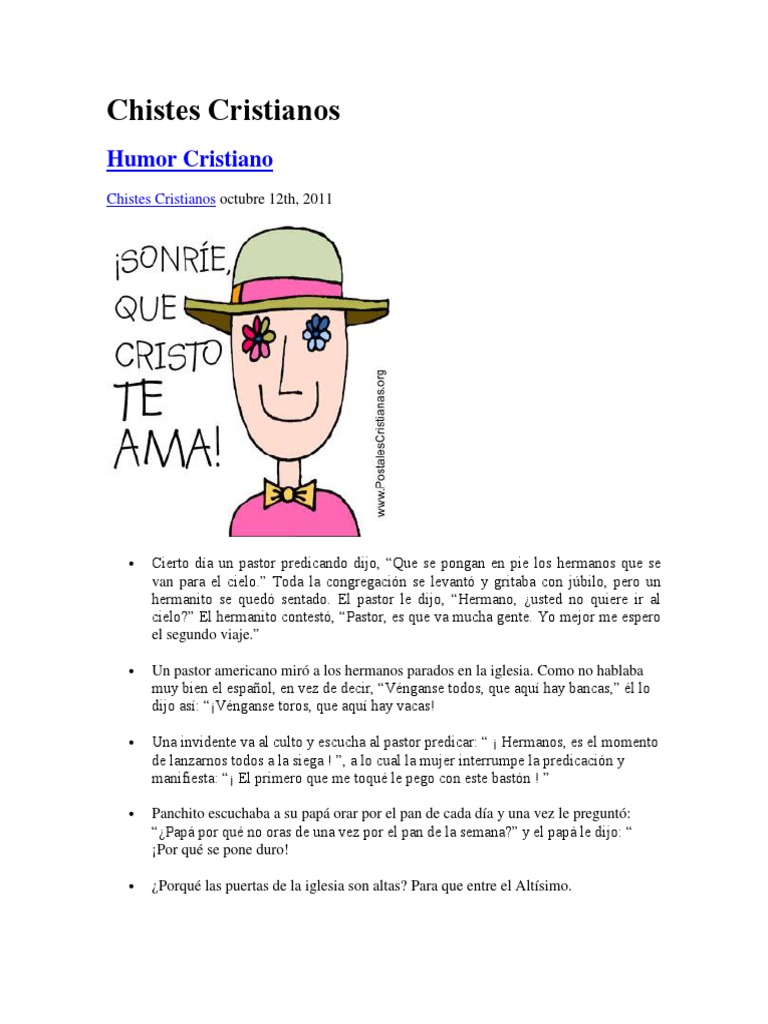 Chistes Cristianos | PDF | Oración | Moisés