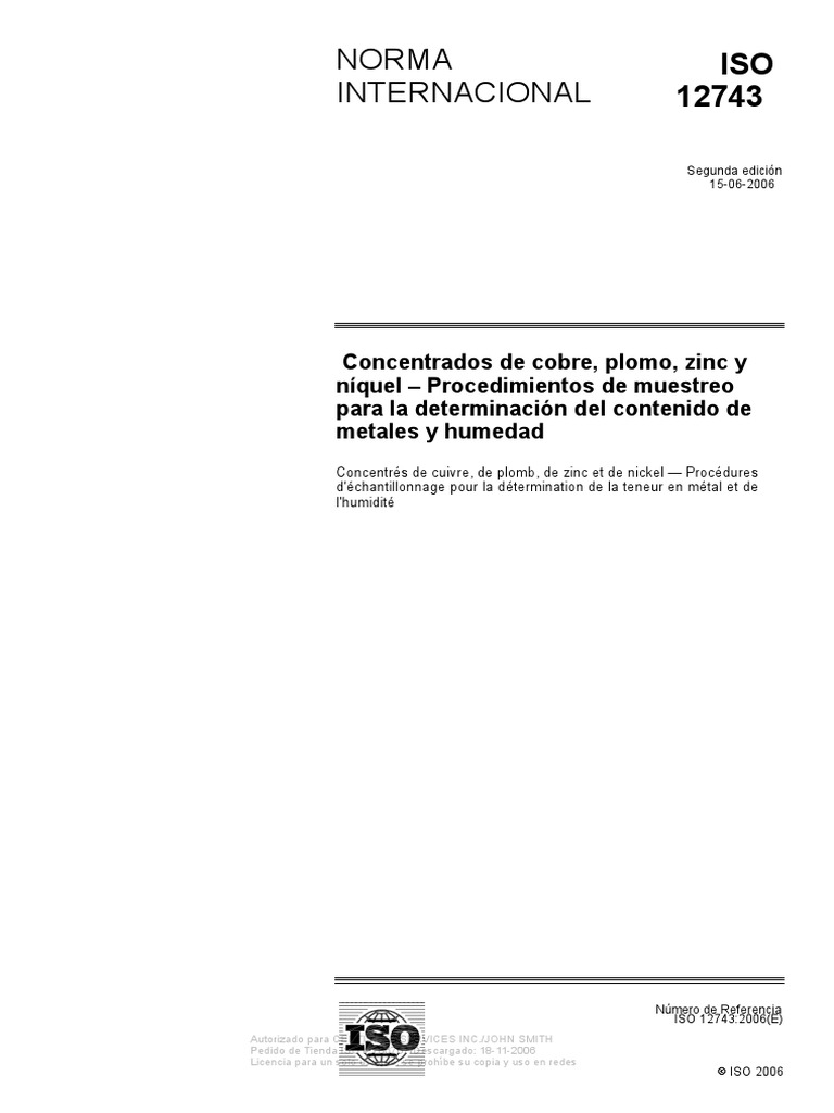 ISO 12743 2006 PDF Version (En) (1) - W 97-Español Humedad | Descargar ...
