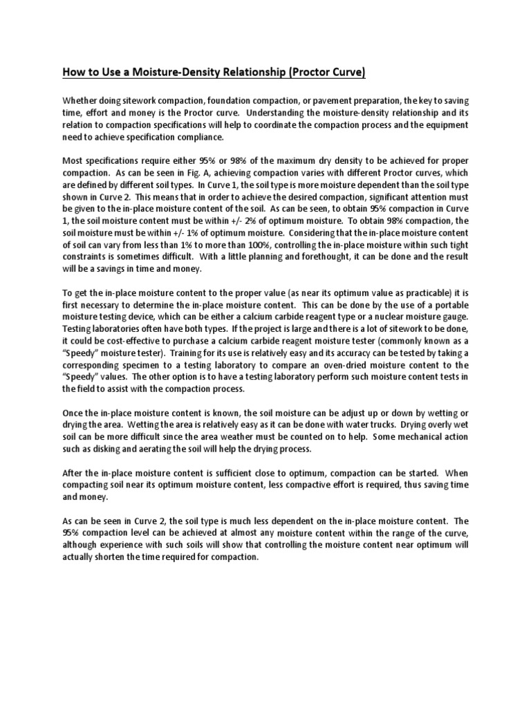 How To Use A Proctor Curve-2 | PDF | Nature