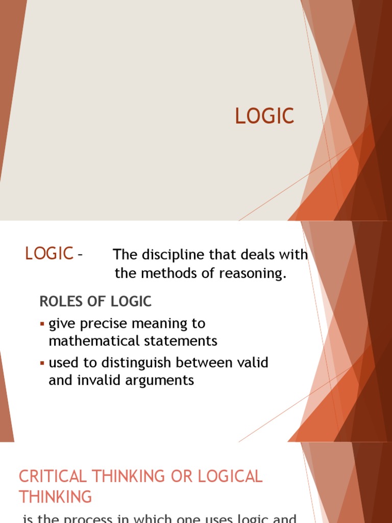 MMW.04 (Logic) | PDF | Contemporary Philosophy | Logic