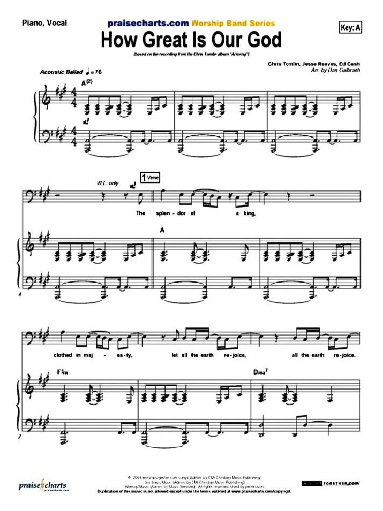 How Great Is Our God PDF | PDF