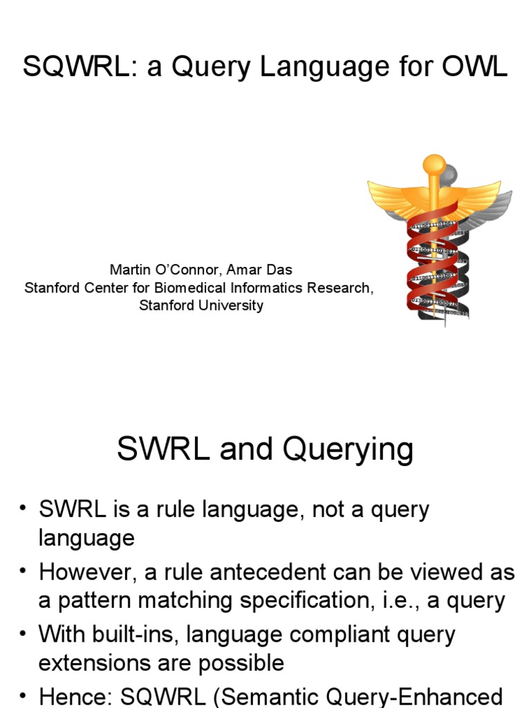 SQWRL: A Query Language For OWL | PDF | Computer Programming ...