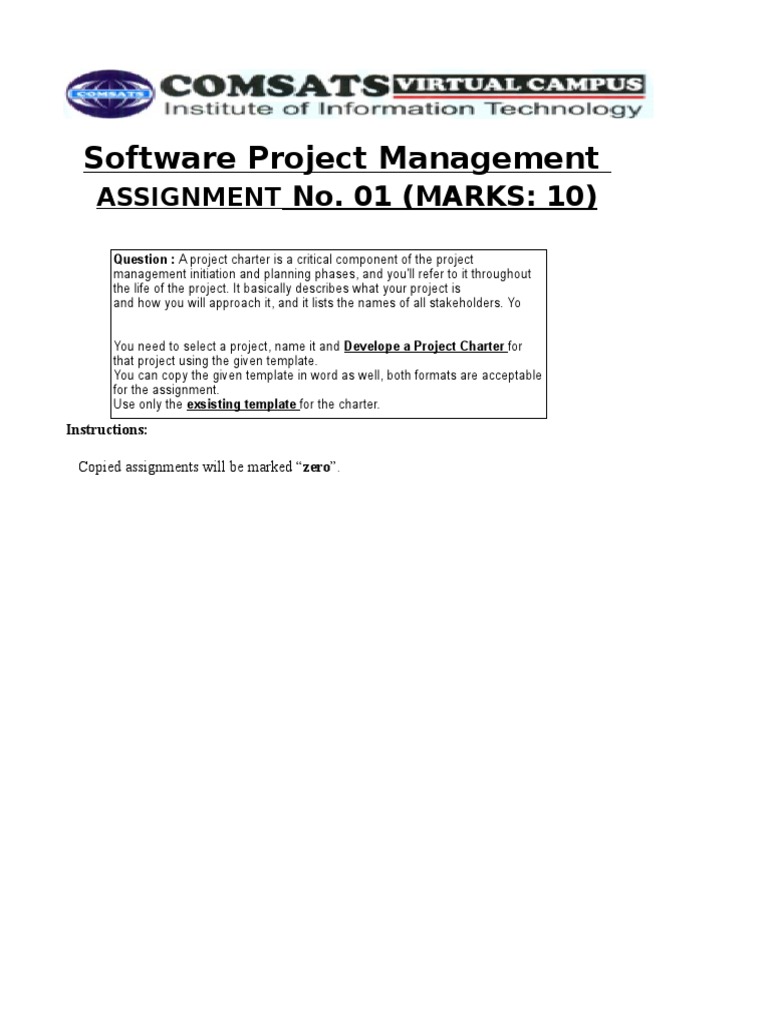 Project Charter Development Guide | PDF