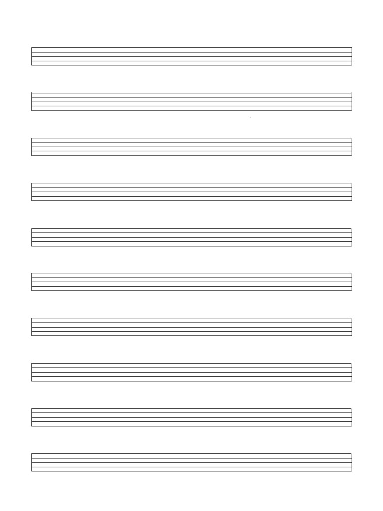 Hoja Pentagramada 10 PDF | PDF