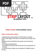 Progressive Die Strip Layout Design | PDF | Sheet Metal | Metalworking