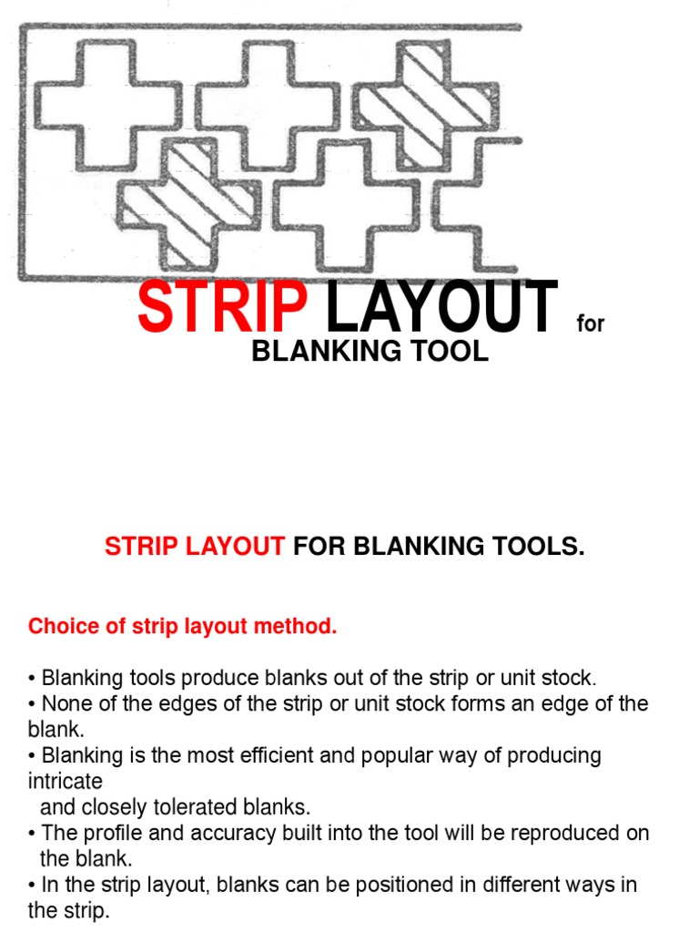 Strip Layout | PDF | Industrial Processes | Metalworking